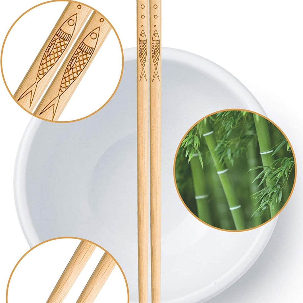 Reusable Natural Bamboo Chopsticks for any Kitchen – choptool